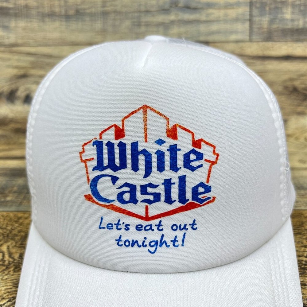 White Castle Mens Trucker Hat White Snapback Vintage … - Gem